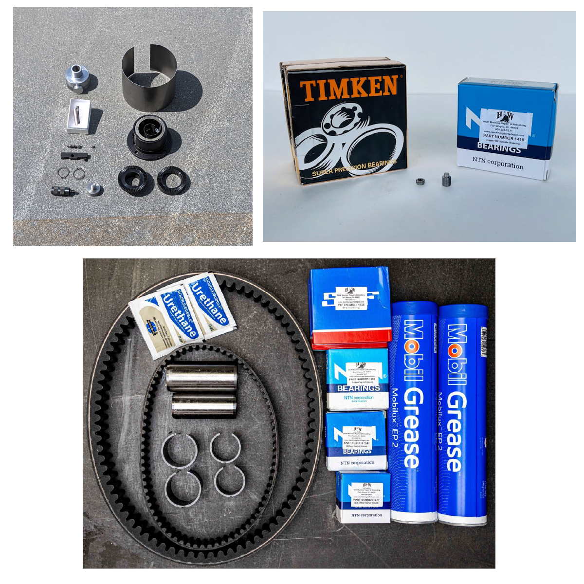 Bridgeport 2HP Deluxe Rebuild Kit | RBK-DLX20 - H&W